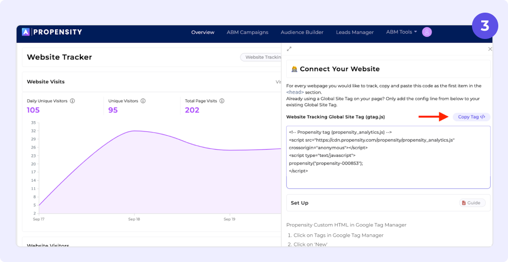 How to Connect Your Website to Propensity – Propensity