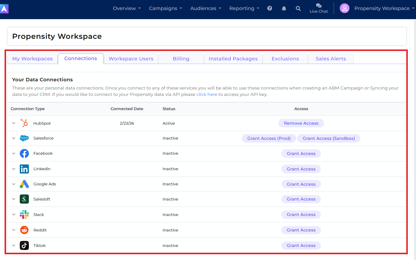 Setting Up Your Propensity Workspace – Propensity